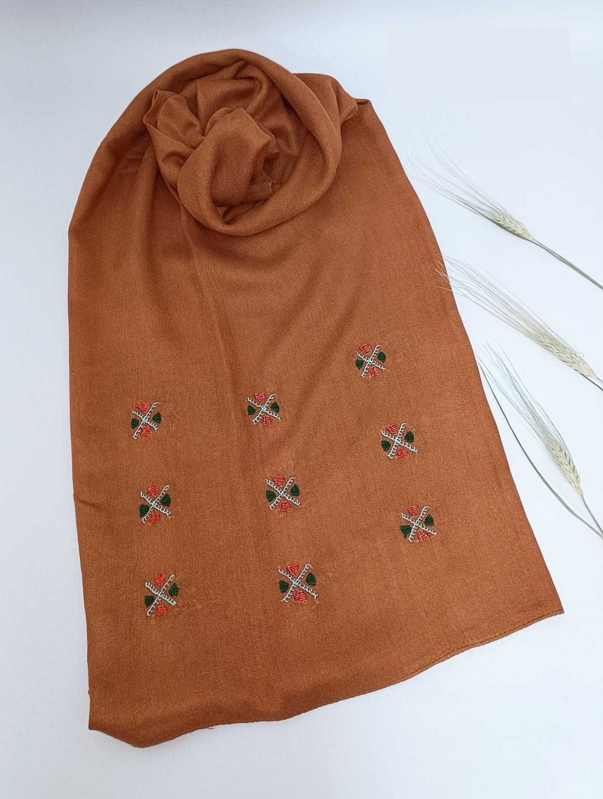 Cotton scarf handmade embroidered in SIWA - Cotzl - Come To The Light ...